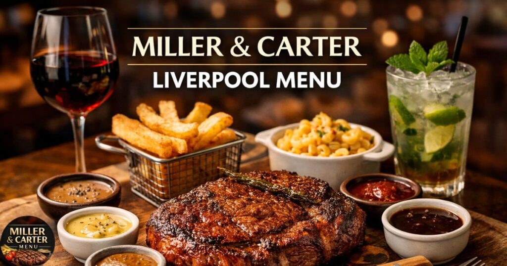 Liverpool Menu Miller and Carter | Steaks & Exclusive Offers 2026